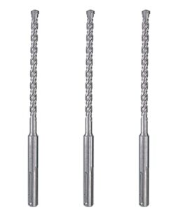 sds plus hammer drill bit 3pcs 5/32 in. x 6 in. drill masonry concrete rock