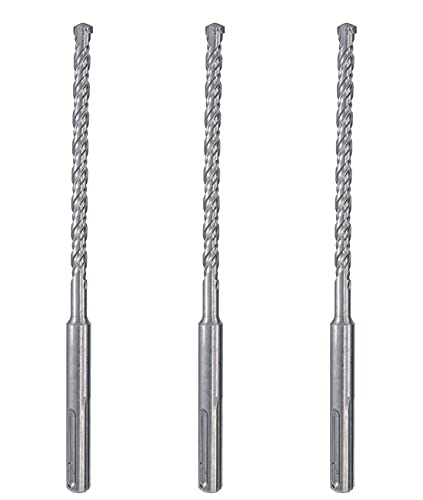 SDS Plus Hammer Drill Bit 3Pcs 5/32 in. x 6 in. Drill Masonry Concrete Rock