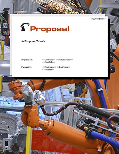 Proposal Pack Robotics #1 - Business Proposals, Plans, Templates, Samples and Software V20.0