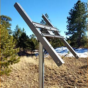 Mars Solar V2.0 Solar Panel Rack Mount / 2" (OD) Pole Mount Adjustable Top of Pole 400W Max