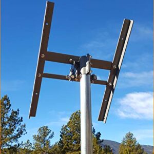 Mars Solar V2.0 Solar Panel Rack Mount / 2" (OD) Pole Mount Adjustable Top of Pole 400W Max