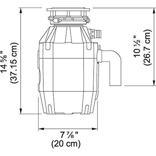 Franke FWDJ75 3/4 Hp Disposer 2