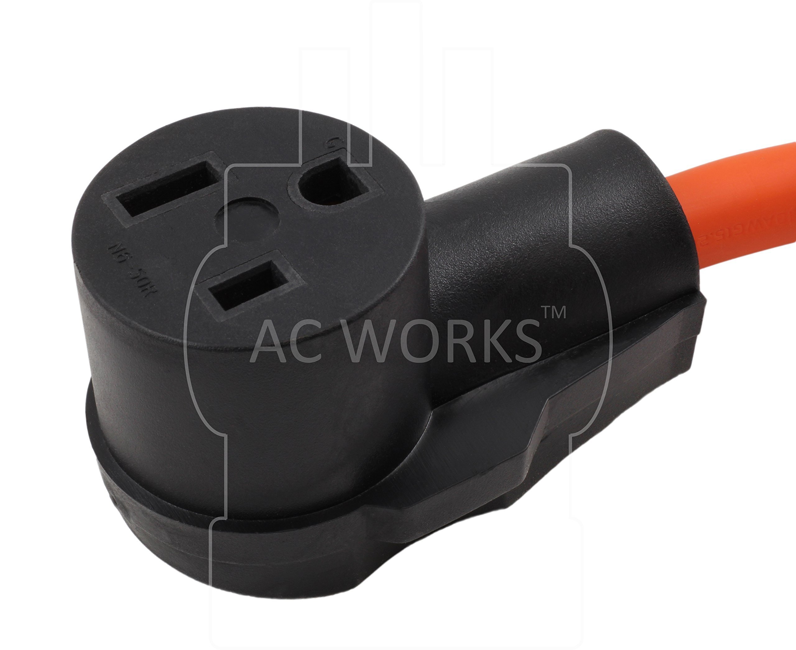 AC Connectors L1430650-AM 1.5FT Welder Adapter Generator L14-30 Plug(4 Prong 30Amp) to NEMA 6-50R 50 Amp 250-volt Adapter Cord-Limited Five Year Warranty