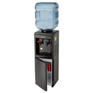 farberware fw29919 freestanding hot and cool water cooler dispenser, black