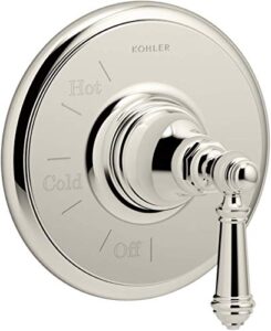 kohler ts72767-4-sn artifacts valve trim-lever, vibrant polished nickel