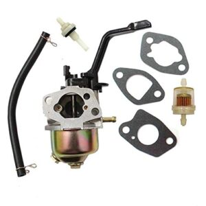 janrui carburetor with gasket for wen power pro 2200 3500 watts 5.5hp 6.5hp gasoline generator