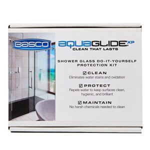 basco aquaglidexp shower door glass water repellent kit