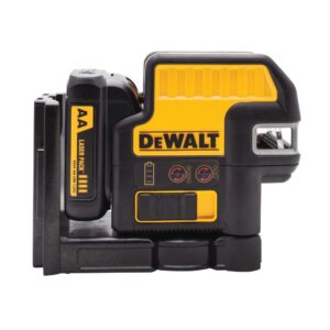 dewalt 12v max laser level, 5 spot laser and cross line laser, red (dw0825lr)