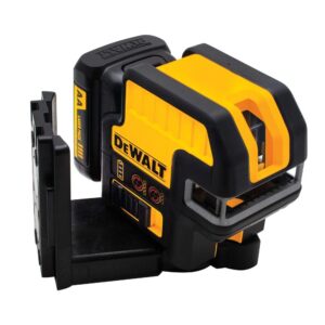 DEWALT 12V MAX Laser Level, 5 Spot Laser and Cross Line Laser, Red (DW0825LR)