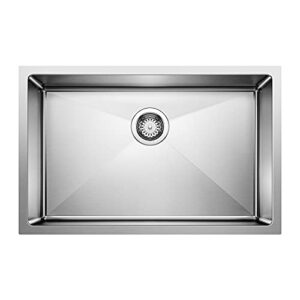 Quatrus R15 28 in. Single Bowl Kitchen Sink