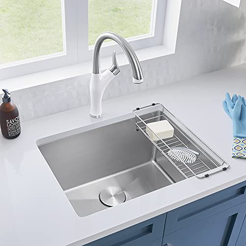 BLANCO 522136 QUATRUS R15 Drop-In or Undermount Laundry Sink, Stainless Steel