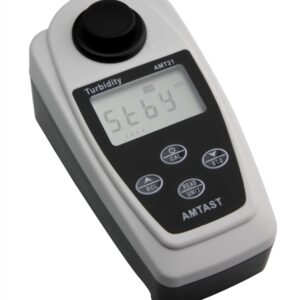 AMTAST Portable Turbidity Meter Kit Handheld Turbidity Tester with Carrying Case, Range: 0-19.99, 20.0-199.9, 200-1000NTU