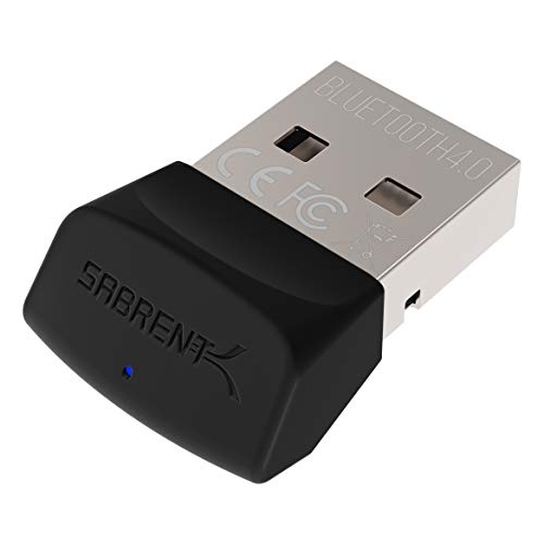 SABRENT USB Bluetooth 4.0 Micro Adapter for PC [v4.0 Class 2 with Low Energy Technology] (BT UB40)