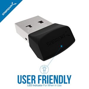 SABRENT USB Bluetooth 4.0 Micro Adapter for PC [v4.0 Class 2 with Low Energy Technology] (BT UB40)