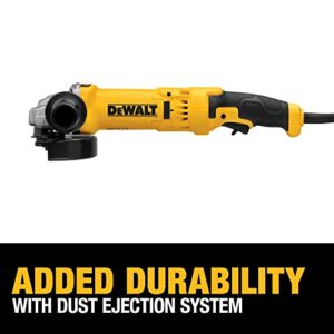 DEWALT Angle Grinder Tool, 4-1/2-Inch to 5-Inch, Trigger Switch (DWE43113), Black,yellow,grey