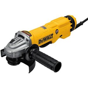 dewalt angle grinder tool, 4-1/2 to 5-inch, paddle switch with trigger lock (dwe43114)