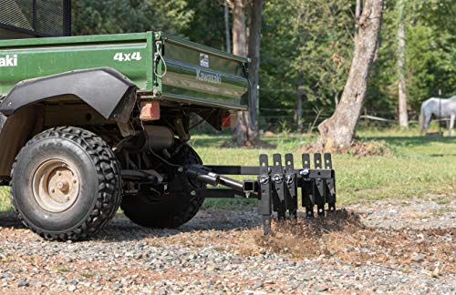 Black Boar ATV/UTV Plow Implement, Breaks Up Hard Ground w/6 Independently Adjustable Chisels, Use to Cultivate, Establish Food Plot, Maintain Land (66003)