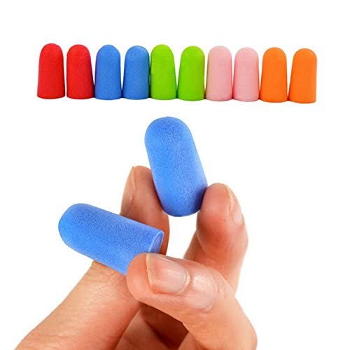 5 Pairs Soft Foam Hearing Protection Earplugs with Case