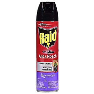 Raid Ant & Roach Killer Lavender, 17.5 Oz (Pack - 2), 16 Lb