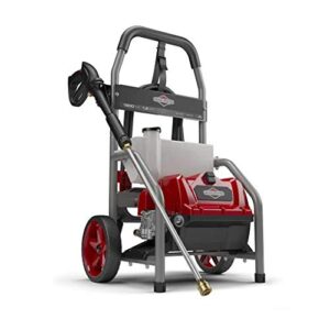 briggs & stratton 20680 electric pressure washer, 1800 psi 1.2 gallon, red/gray/titanium