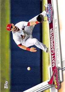 2017 topps opening day #156 matt carpenter st. louis cardinals baseball card