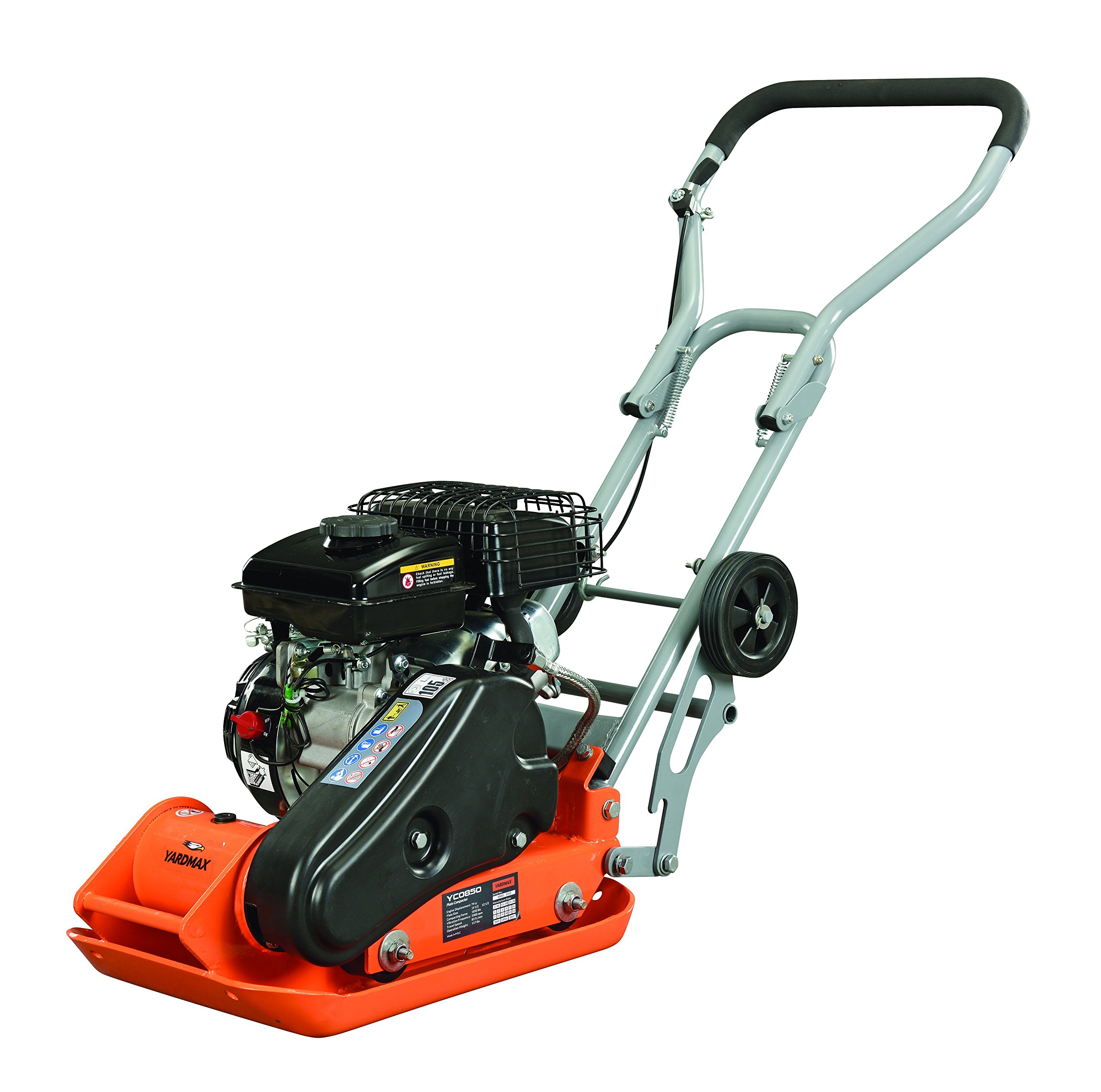 YARDMAX YC0850 1850 lb. Compaction Force Plate Compactor, 2.5 hp, 79cc, 5900 BPM