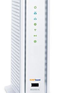 ARRIS SURFboard SBG6900AC-RB DOCSIS 3.0 Cable Modem / AC1900 Wi-Fi Router (Renewed)