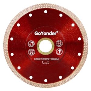 super thin 7" diamond ceramic saw blade porcelain cutting blade for cutting ceramic or porcelain tile