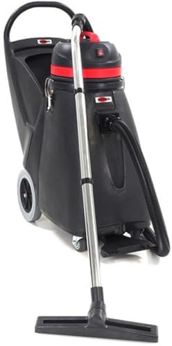 Viper Cleaning Equipment SN18WD Shovelnose 18 gal Wet/Dry Vacuum, 24" Cleaning Path, 2 10" Non-Marking Wheels, 50' Power Cable, 2 Stage Vacuum Motor, 9' Vacuum Hose