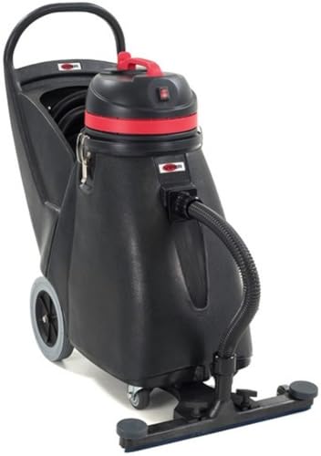 Viper Cleaning Equipment SN18WD Shovelnose 18 gal Wet/Dry Vacuum, 24" Cleaning Path, 2 10" Non-Marking Wheels, 50' Power Cable, 2 Stage Vacuum Motor, 9' Vacuum Hose