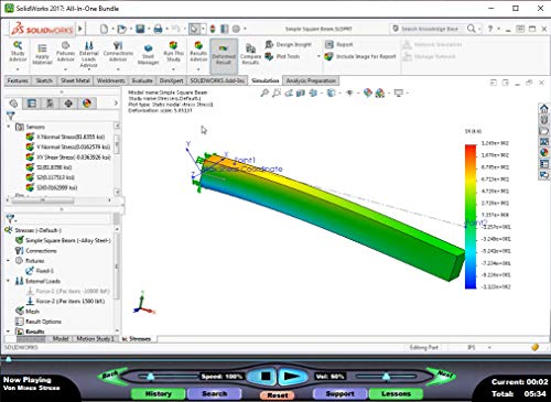 SOLIDWORKS 2017: FEA Made Simple – Video Training Course