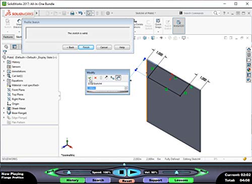 SOLIDWORKS 2017: Sheet Metal Design – Video Training Course