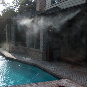 Residential Misting System- Made in USA Pump- 200 psi Mid Pressure Patio Misting System-12 Nozzles Misting System