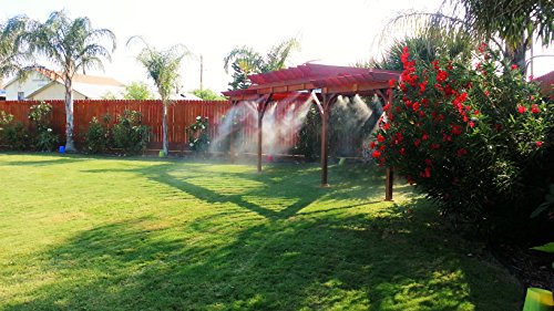 Residential Misting System- Made in USA Pump- 200 psi Mid Pressure Patio Misting System-12 Nozzles Misting System