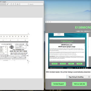 MICR Check Position Gauge : Print it yourself in minutes [Download]