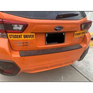 TOTOMO Student Driver Magnet for Car Sign - Large 12"x3" Magnetic Reflective Vehicle Safety for New Rookie Learner Drivers Removable Bumper Sticker Please Be Patient (2 Pack)