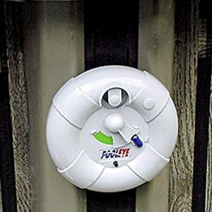 PoolEye Aboveground Pool Immersion Alarm – Battery Powered Water Motion Sensor for up to 24’ Round or 16’ x 32’ Oval, Poolside Siren Only, PE14