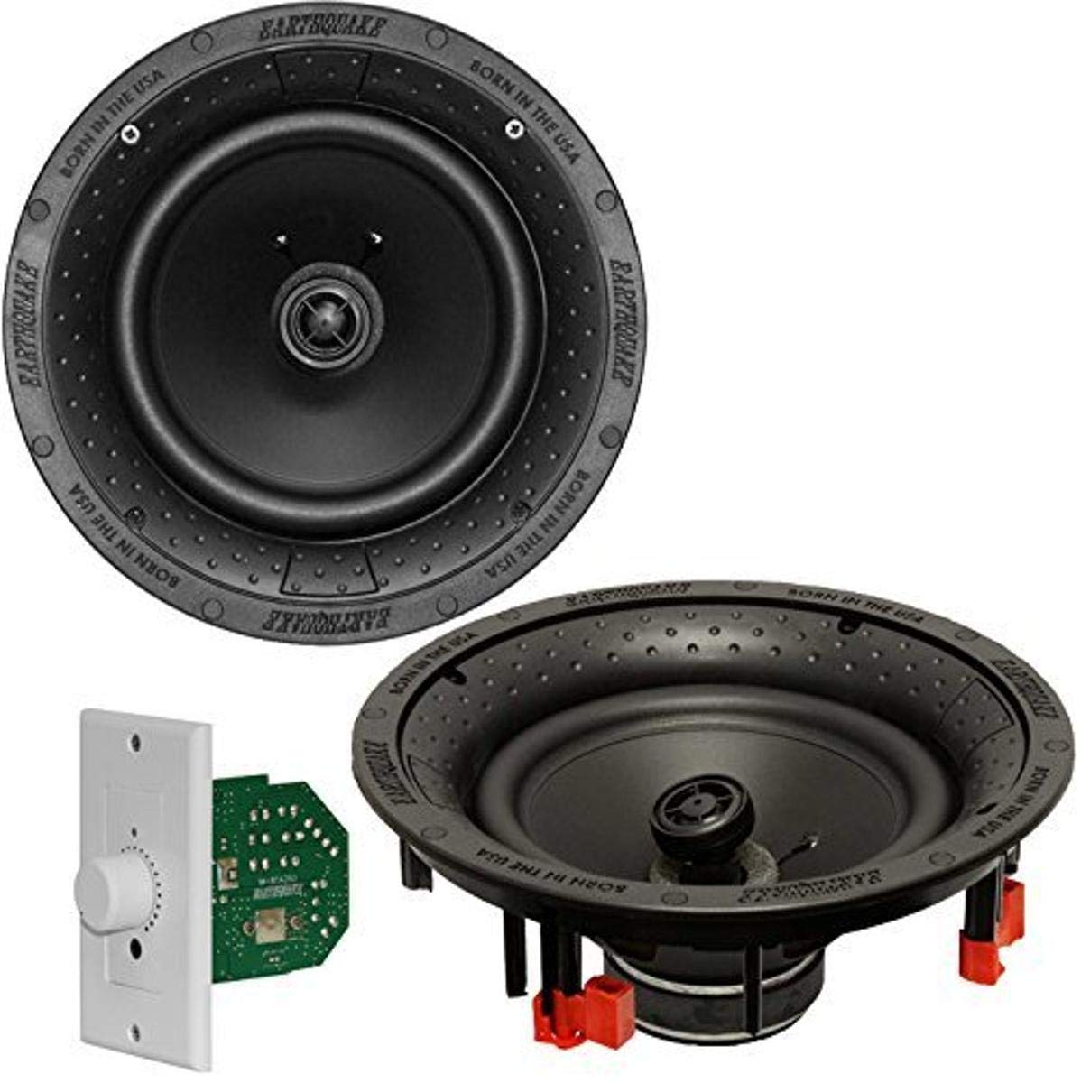 EARTHQUAKE Sound in-Ceiling Bluetooth Speaker Set with in-Wall Amplifier