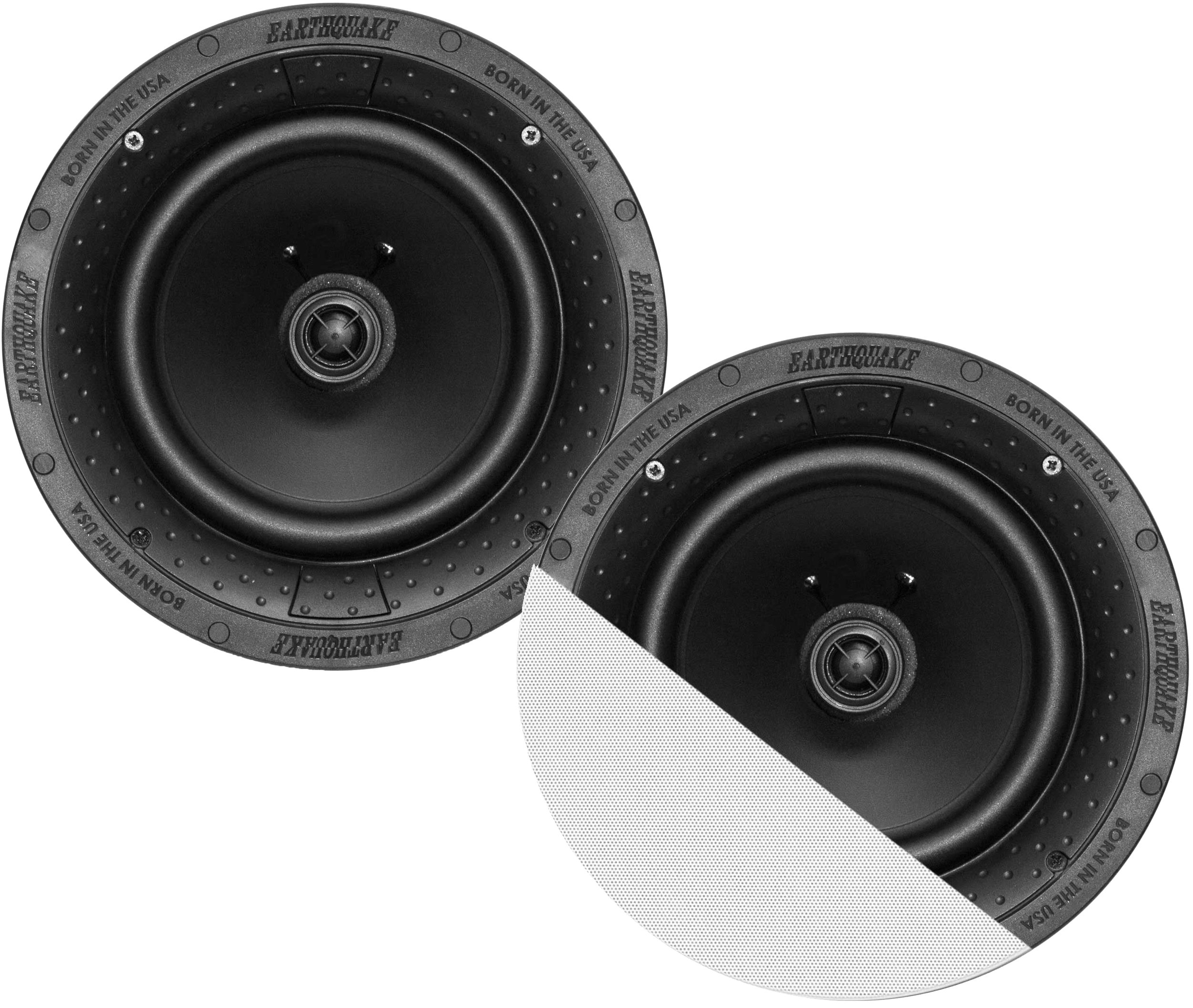 EARTHQUAKE Sound in-Ceiling Bluetooth Speaker Set with in-Wall Amplifier