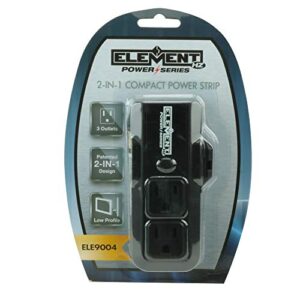 Element-Hz Power Series 2-in-1 Compact Power Strip