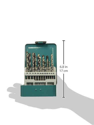 Makita D-59178 18 Pc. Assorted Drill Bit Set