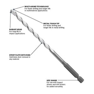 Bosch MP12 3/8 In. x 4 In. x 6 In. Daredevil Multipurpose Drill Bit