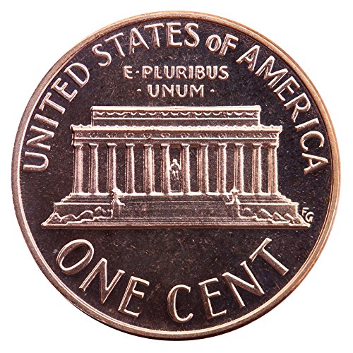 1975 S Gem Proof Lincoln Memorial Cent Penny US Mint Proof