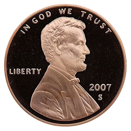 2007 S Gem Proof Lincoln Memorial Cent Penny US Mint Proof