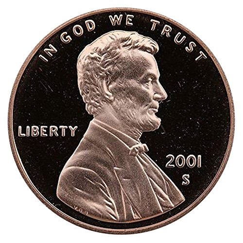 2001 S Gem Proof Lincoln Memorial Cent Penny US Mint Proof