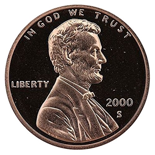 2000 S Gem Proof Lincoln Memorial Cent Penny US Mint Proof