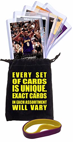 Kobe Bryant (5) Assorted Basketball Cards Bundle - Los Angeles Lakers Trading Cards - MVP # 24