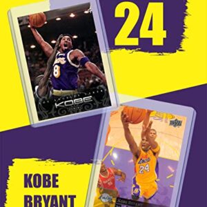 Kobe Bryant (5) Assorted Basketball Cards Bundle - Los Angeles Lakers Trading Cards - MVP # 24