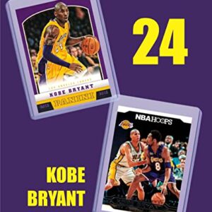 Kobe Bryant (5) Assorted Basketball Cards Bundle - Los Angeles Lakers Trading Cards - MVP # 24