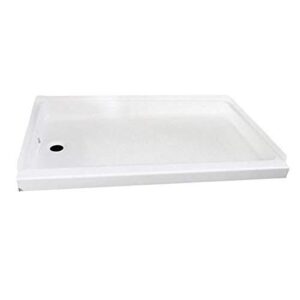 shower pan 24 x 36 white - left hand drain